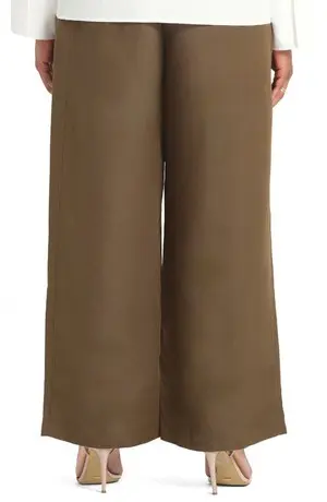 ESTELLE Katrina High Waist Pleated Wide Leg Pants