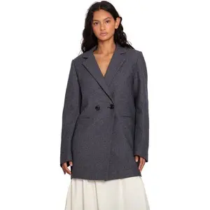 BELLE & BLOOM Kenzo Double Breasted Blazer - Black