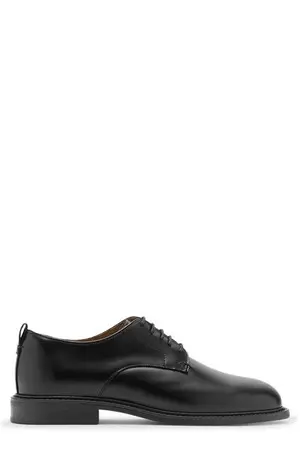 Mango Plain Toe Leather Derby