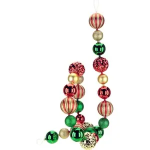 MARK ROBERTS Festive Ornament Garland - Red