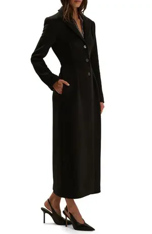 FAVORITE DAUGHTER The Metropolitan Wool & Cashmere Blend Coat