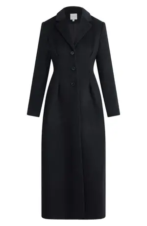 FAVORITE DAUGHTER The Metropolitan Wool & Cashmere Blend Coat