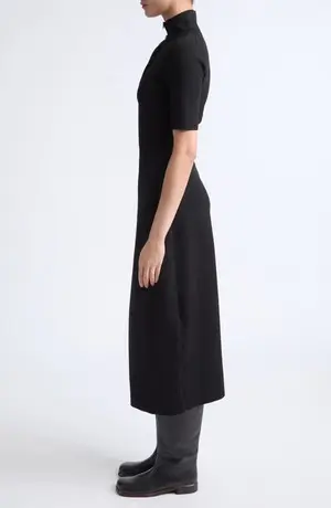 Proenza Schouler Mathilde Sculpted Sweater Dress - Black