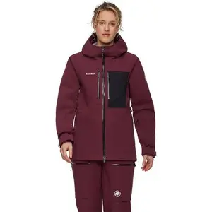 MAMMUT Stoney Hs Hooded Jacket - Vin/black