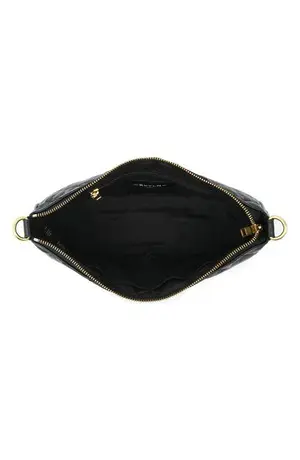 THINK ROYLN Enchanted Crinkled Leather Baguette Bag