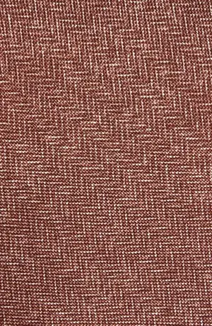 David Donahue Red Mélange Silk Herringbone Tie