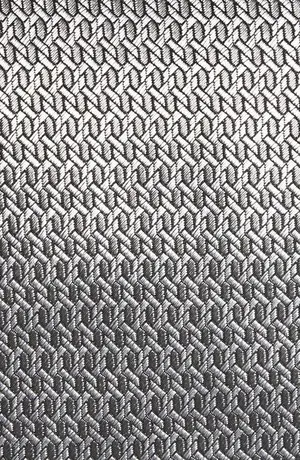 David Donahue Geometric Jacquard Silk Tie
