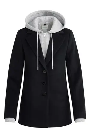 FAVORITE DAUGHTER Short Wool Blend Sport Coat