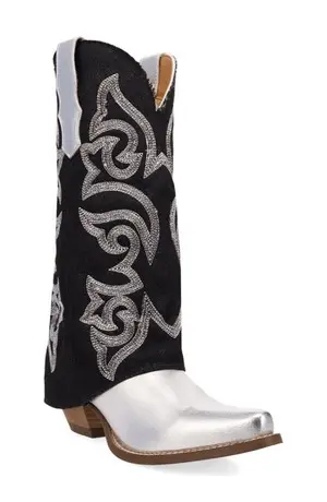 DINGO Southern Sass Western Boot - Silver