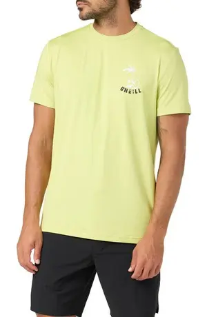 O'Neill Cutback Upf Graphic T-shirt - Celery