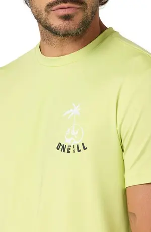 O'Neill Cutback Upf Graphic T-shirt - Celery