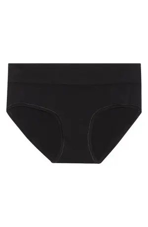 Nordstrom Seamless Hipster Briefs - Black