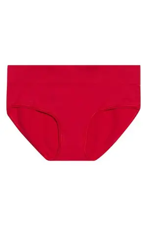 Nordstrom Seamless Hipster Briefs - Red Salsa