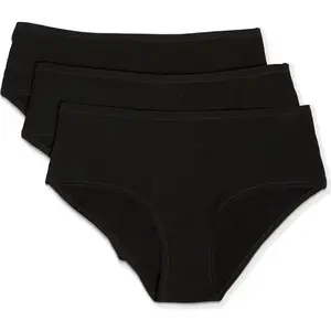 ETAM John 3-pack Cotton Shorties Black