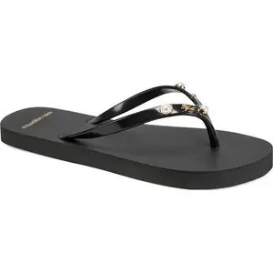 Karl Lagerfeld Paris Zimia Pearl Flip Flop
