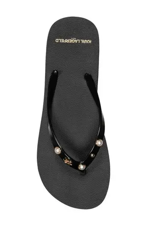 Karl Lagerfeld Paris Zimia Pearl Flip Flop