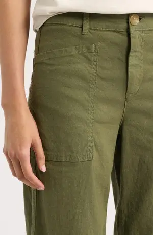 Frank & Eileen Limerick Wide Leg Carpenter Pants