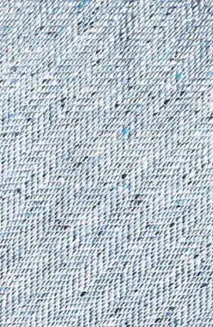David Donahue Light Blue Mélange Silk Herringbone Tie