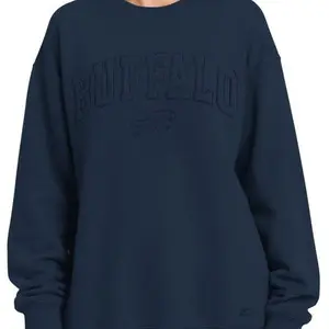 STARTER Buffalo Bills Athleisure Oversized Fleece Sweatshirt