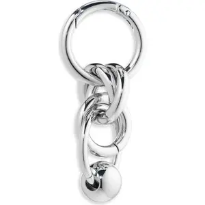 JUSTINE CLENQUET Lauryn Key Chain - Palladium