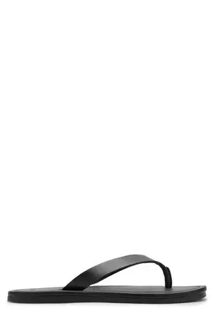 Mango Leather Flip Flop