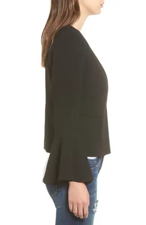Mural Bell Sleeve Jacket