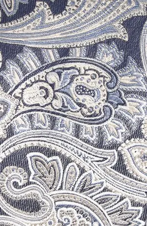 David Donahue Paisley Jacquard Silk Tie