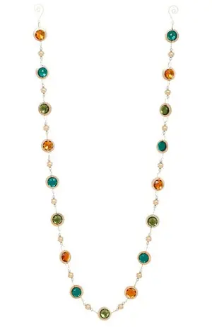MARK ROBERTS Jeweled Bead Garland - Orange