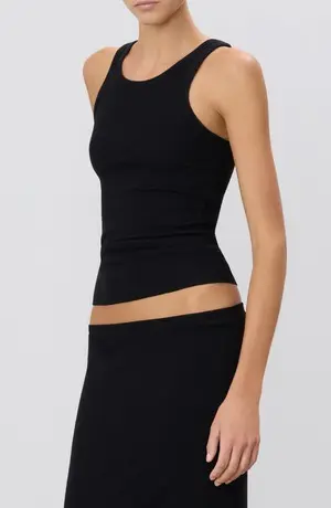 Eterne High Neck Fitted Tank