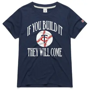 HOMAGE Minnesota Twins 2026 Field Of Dreams Tri-blend T-shirt - Navy