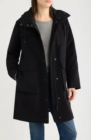 Bernardo Hooded Raincoat