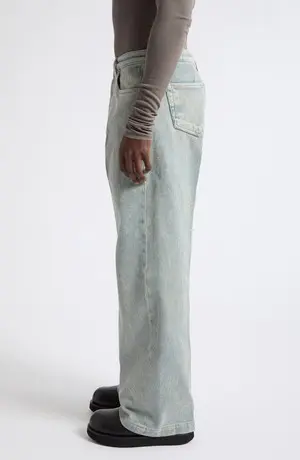Rick Owens Geth Canvas Jeans - Indigo