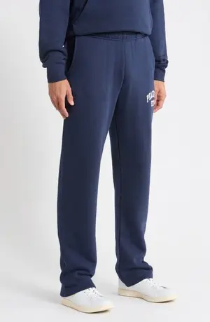 MUSEUM OF PEACE & QUIET Peaceful Cotton Fleece Sweatpants - Navy