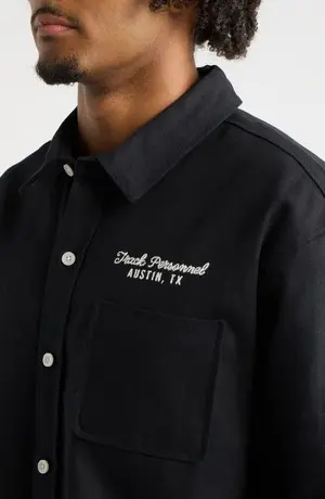 PACSUN Personnel Canvas Shirt