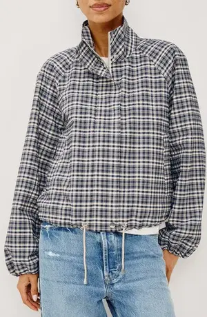 Rails Blake Plaid Utility Jacket - Mini Check