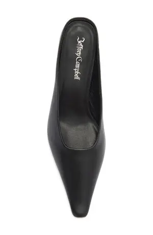 Jeffrey Campbell Murmur Leather Pointed Toe Mule