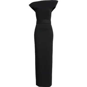 Solace London Faro Crepe Column Gown