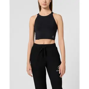 PLEIN SPORT Tank Top Ps - Black