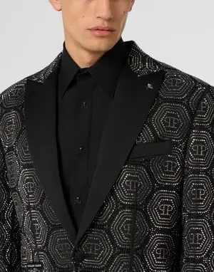 Philipp Plein Lord Fit Blazer Bling Monogram