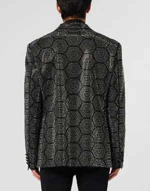 Philipp Plein Lord Fit Blazer Bling Monogram