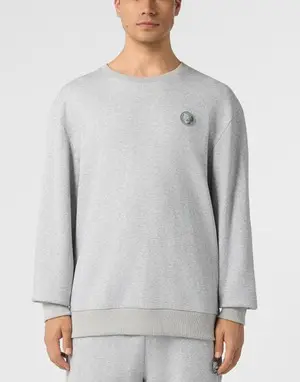 PLEIN SPORT 3d Tiger Fleece Round Neck Sweatshirt - Grey
