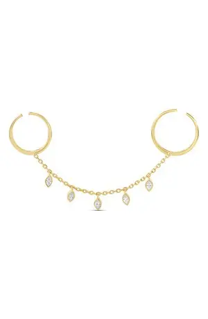 SHYMI Marquise Two-finger Adjustable Ring - Gold/oval Shape