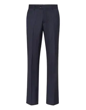 BILLIONAIRE Gessato Classic Trousers Joy Fit - Navy