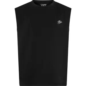 PLEIN SPORT Tank Top Chrome Scratch - Black