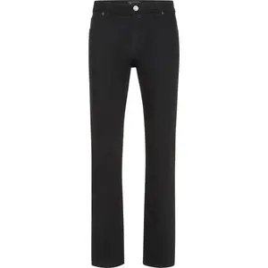 BILLIONAIRE 5 Pockets Super Straight Cut Jeans - Black