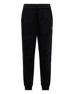 Philipp Plein Wool Cashmere Joggers Cocco - Black