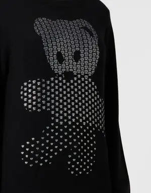 Philipp Plein Wool Cashmere Pullover Teddy