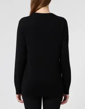Philipp Plein Wool Cashmere Pullover Teddy