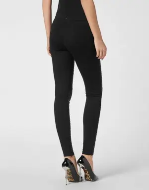 Philipp Plein Leggings Mix Strass