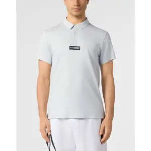 PLEIN SPORT Pique Polo T-shirt Scratch